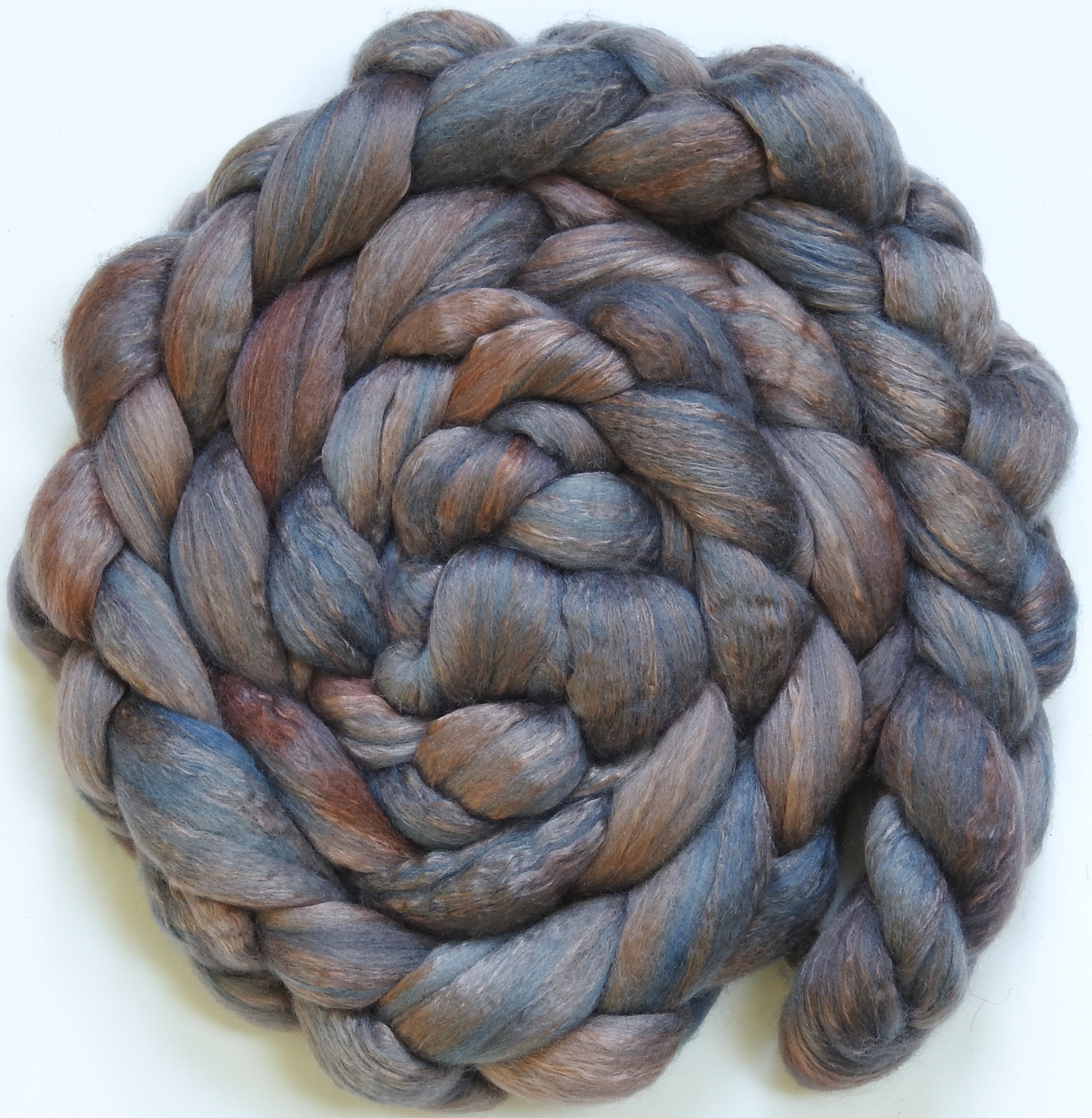 Smoke (5.5 oz) - Merino/ Mulberry Silk (60/40) – Inglenook Fibers
