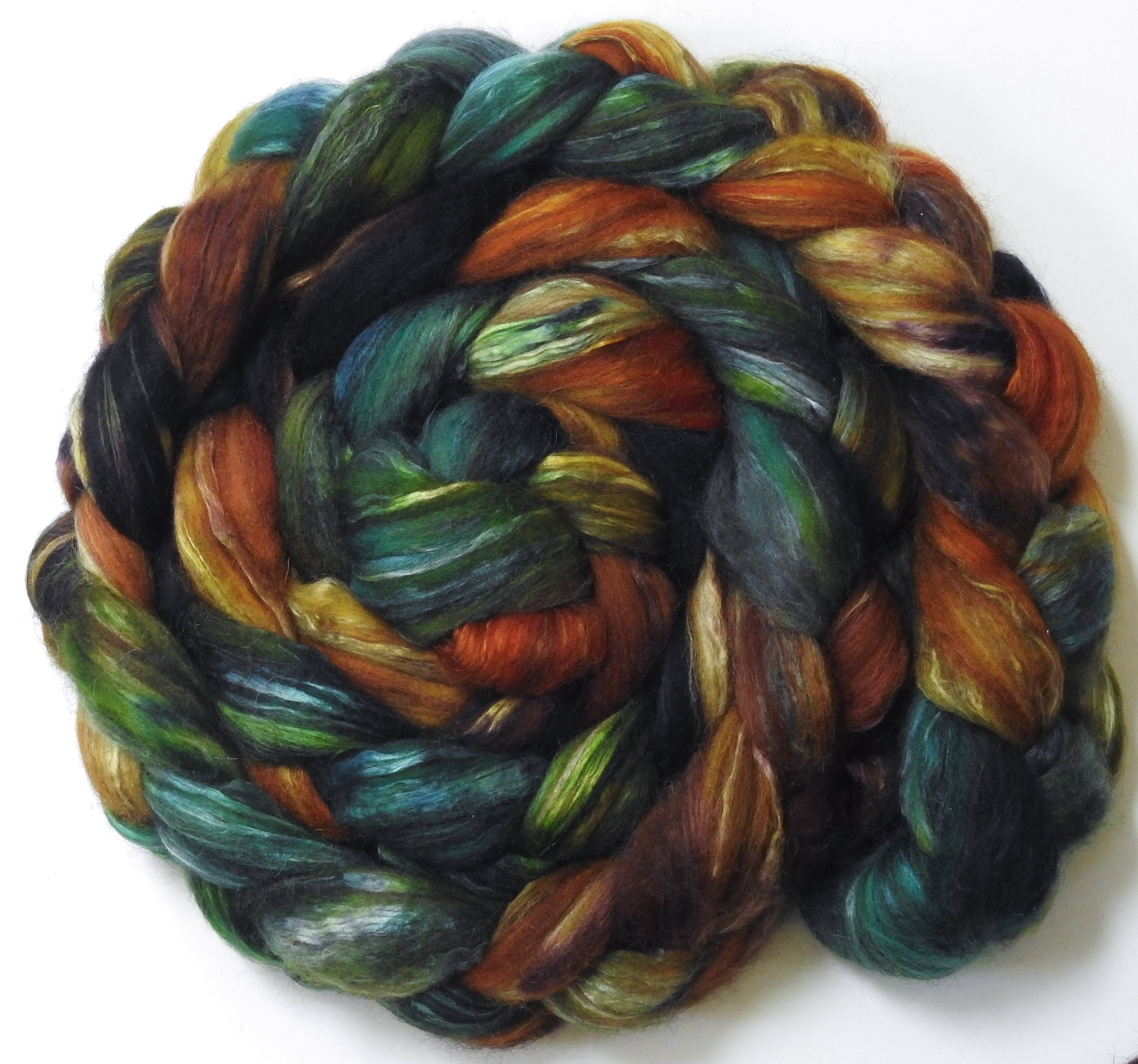 Dime a Dozen - 5.4 oz - 18.5 mic merino/ camel/ brown alpaca/ mulberry ...